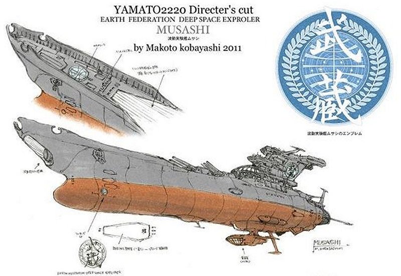 DEEP SPACE MUSASHI - MAKOTO KOBAYASHI - Prototypes and Concept Ships ...