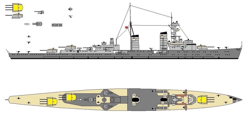 Turning the Königsberg-class into AA-Cruisers, how could it look ...